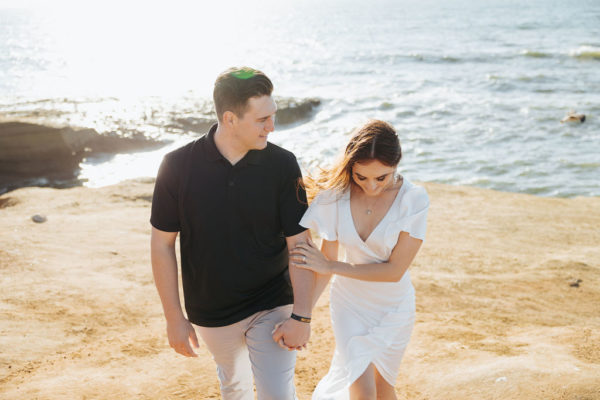 Sunset Cliffs Engagement Session in San Diego | Lexi + Daniel